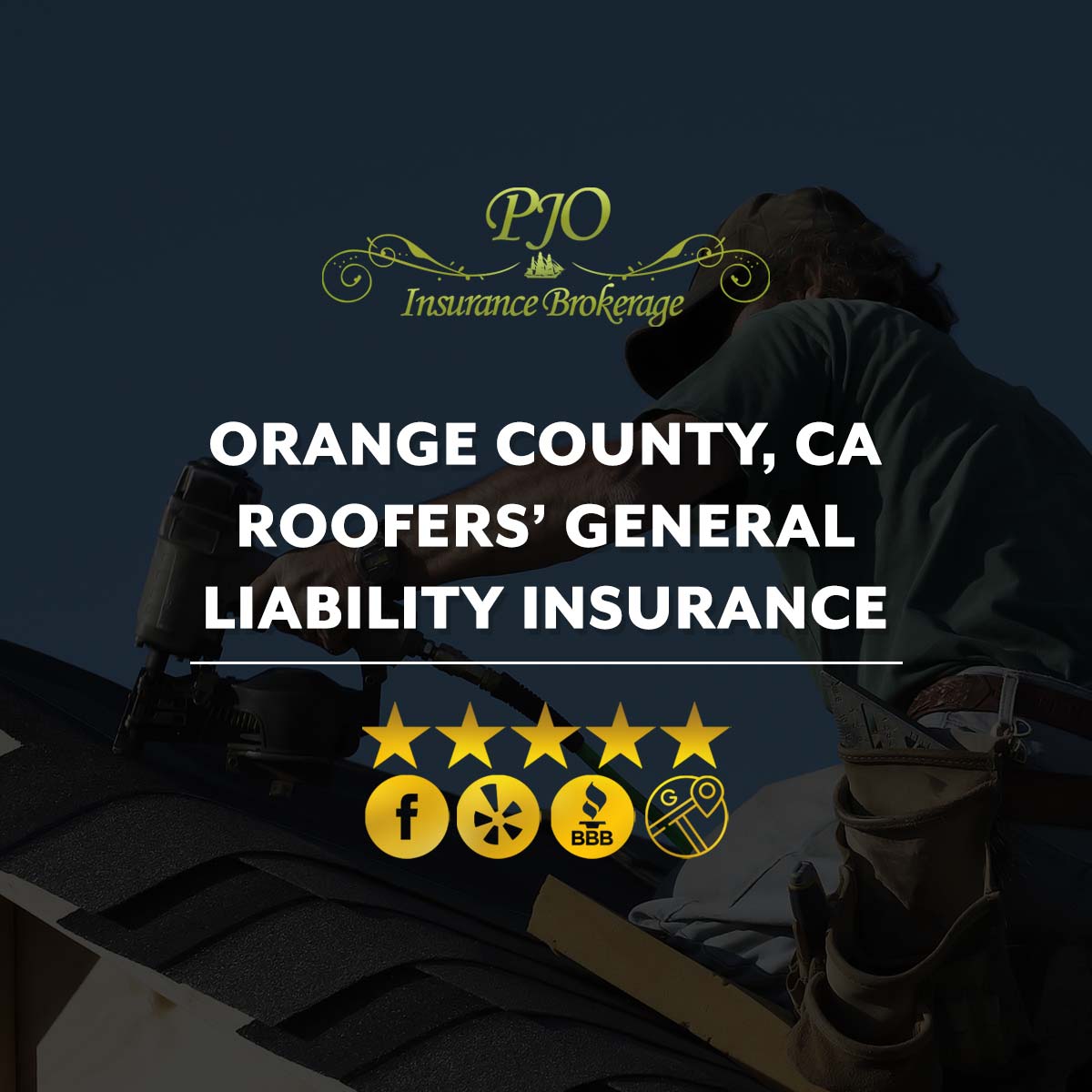 Roofers’ General Liability Insurance In Orange County, CA
